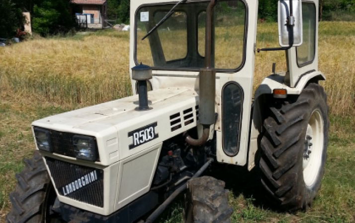 Periscopio | Trattore Lamborghini R 503 rimorchio fresa aratri
